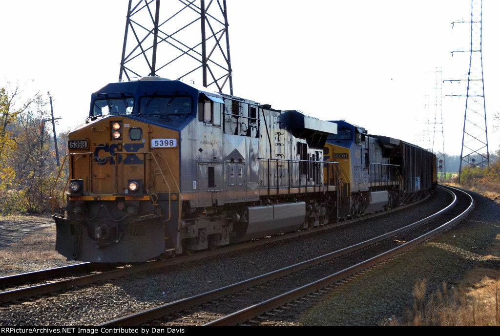 CSX ES40DC 5398 leads K531-10